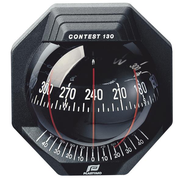 Kompass Plastimo Contest 130 svart svart ros 10-25 gr - Navinordic båt