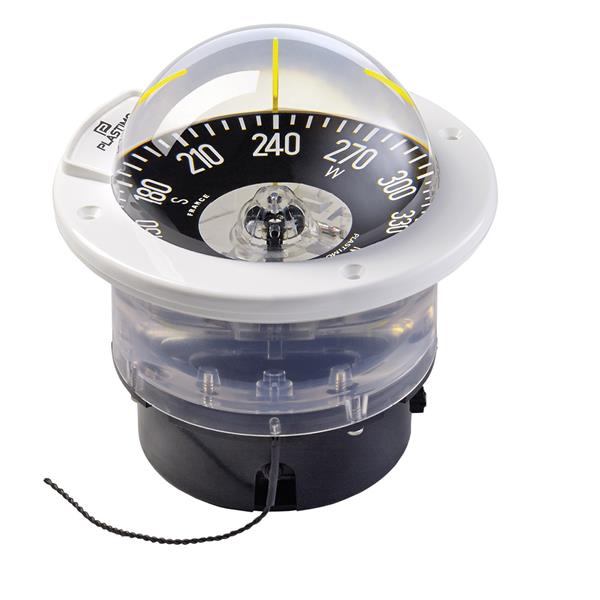 Kompass Plastimo Olympic 100 vit svart platt ros - Navinordic båttillb